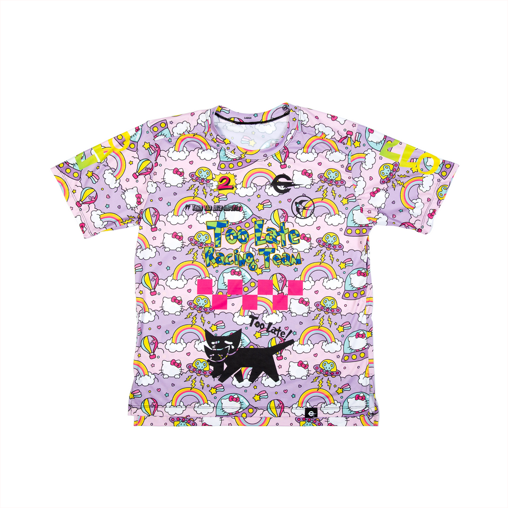TEAM TOO LATE - VIRGIL SHORT SLEEVE TECH TEE - MEOW – Endo Customs